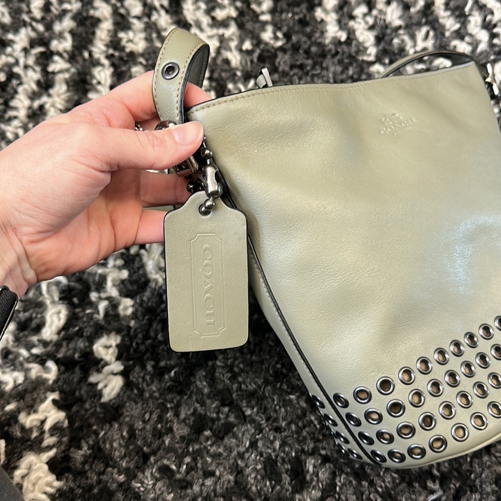 Coach Lite Olive Green Small Duffel Style 32386 - Gem